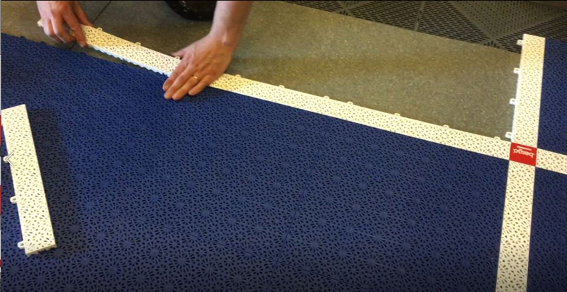 Bergo Ultimate Flow: Removable tile for Pickleball.